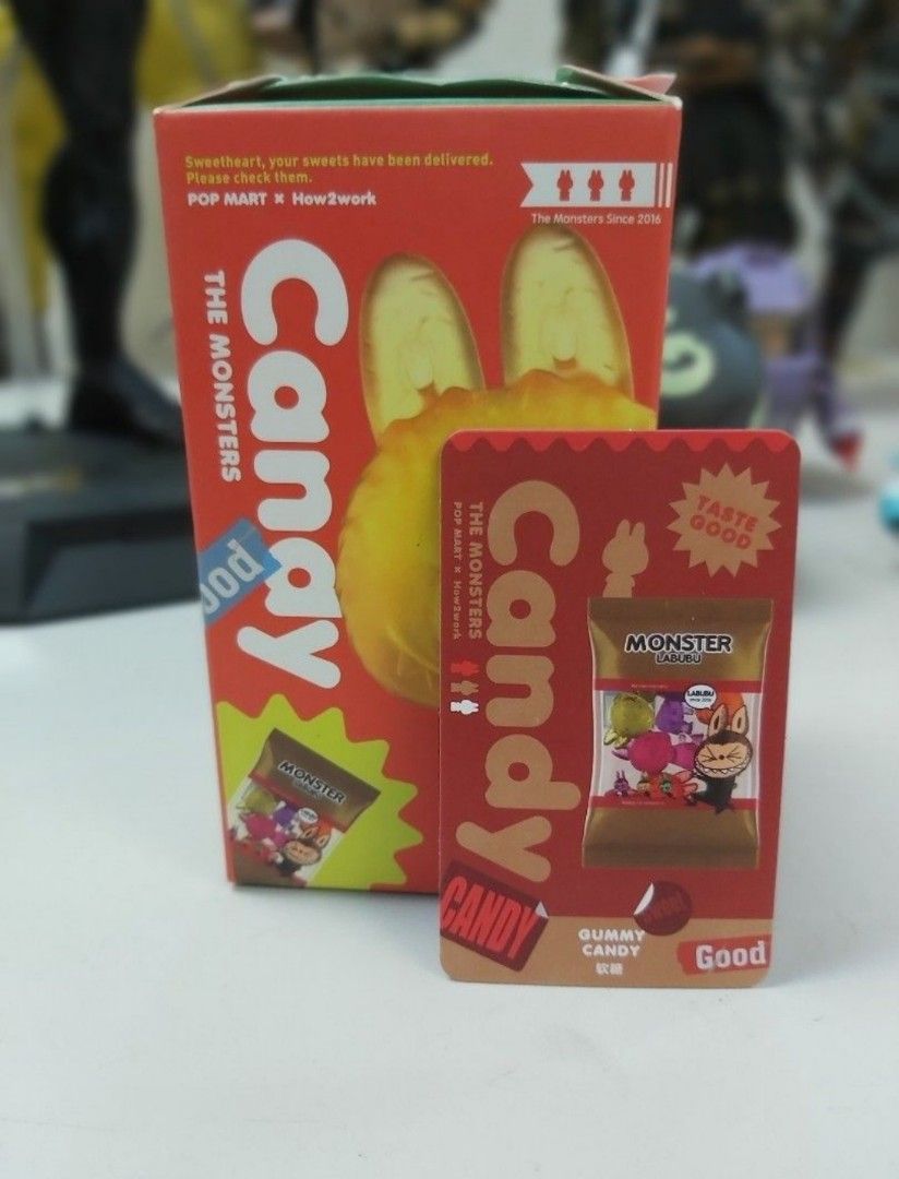 Popmart Labubu Candy 軟糖, 興趣及遊戲, 玩具 & 遊戲類 - Carousell