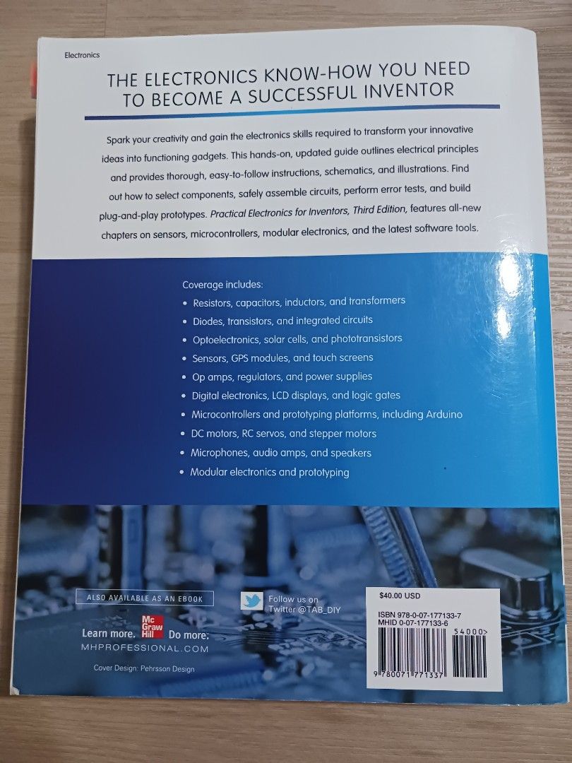 Practical Electronics for Inventors, 3rd edition, Hobbies & Toys, Books & Magazines, Textbooks ...