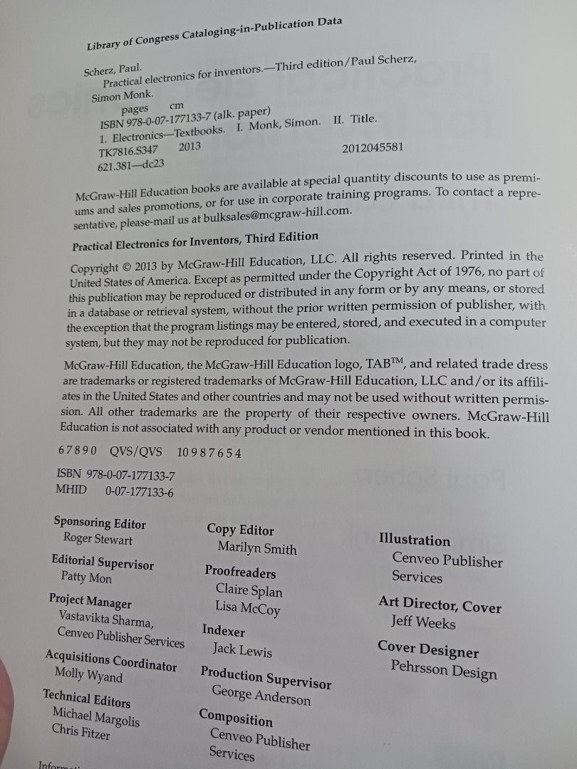 Practical Electronics for Inventors, 3rd edition, Hobbies & Toys, Books ...