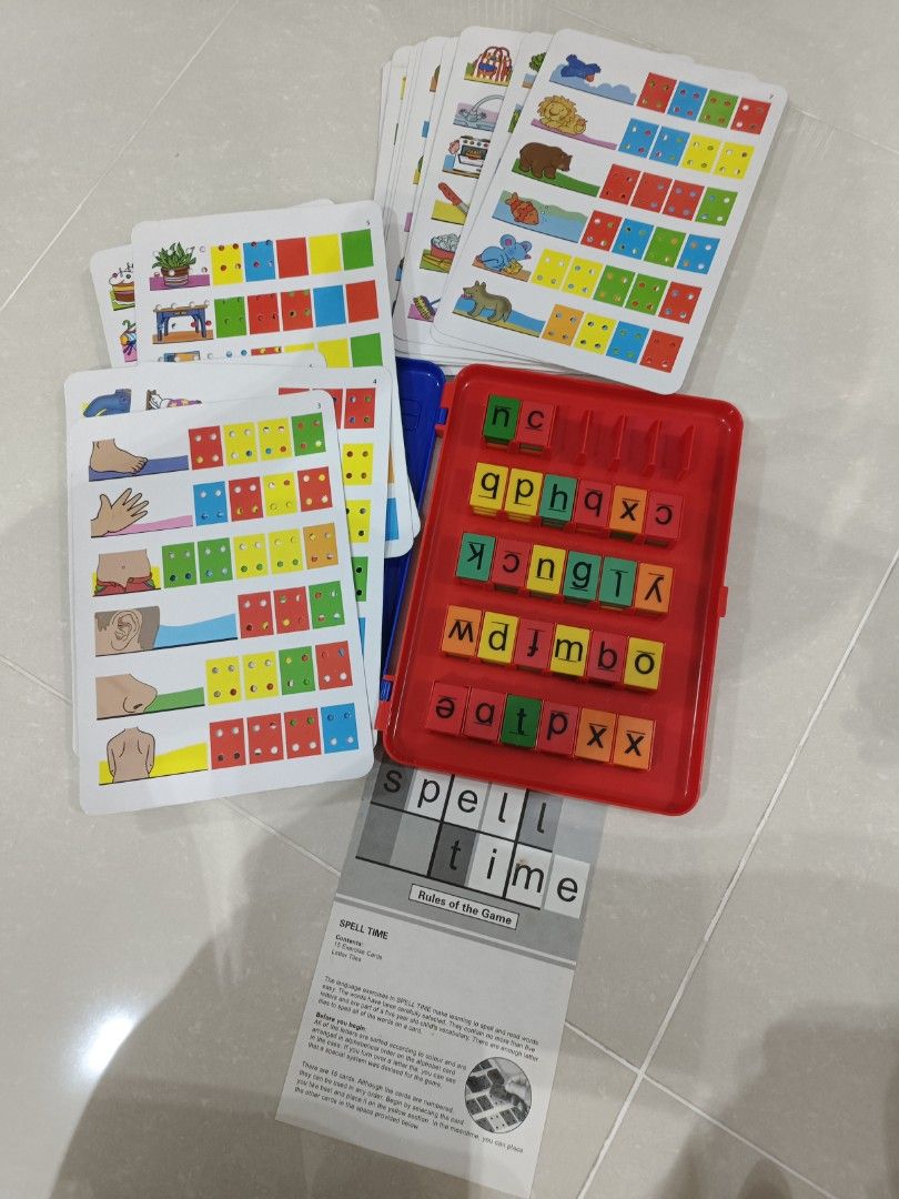 Preloved Spell Time Games for 3-5yo, Hobbies & Toys, Toys & Games on ...