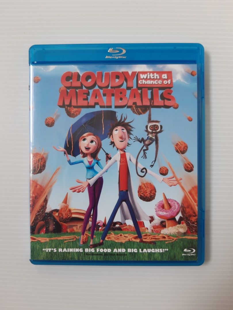Pre-owned Cloudy With A Chance Of Meatballs Blu Ray, Hobbies & Toys, Music & Media, CDs & DVDs ...