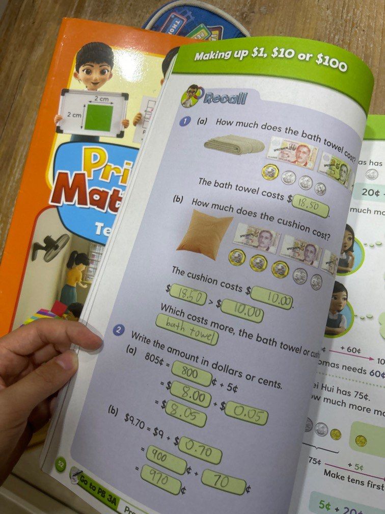 primary 3 math textbooks, Hobbies & Toys, Books & Magazines, Textbooks ...