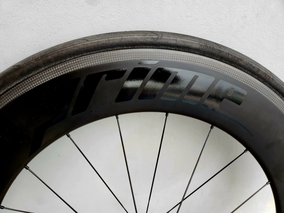 PRIME 80mm BLACK EDITION CARBON Front Wheel, Sports Equipment, Bicycles ...