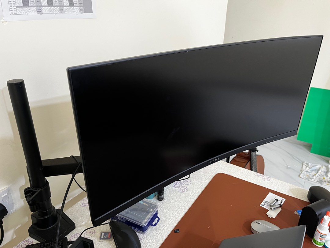 PRISM+ 30” X300 Curved Ultra-wide & ARC Monitor Arm, Computers & Tech ...