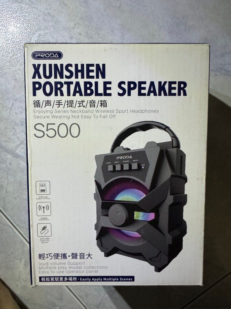 PRODA s500 portable speaker, Audio, Soundbars, Speakers & Amplifiers on ...