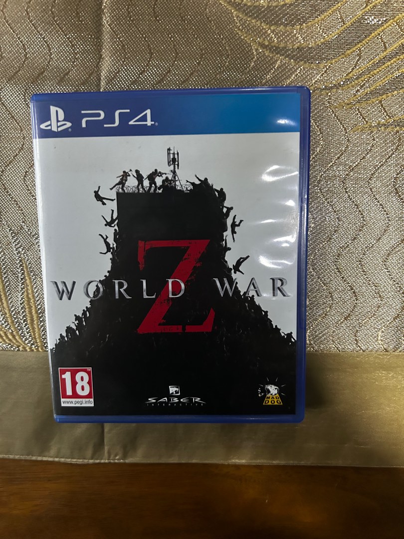 Ps4 World War Z game disc, Video Gaming, Video Games, PlayStation on ...