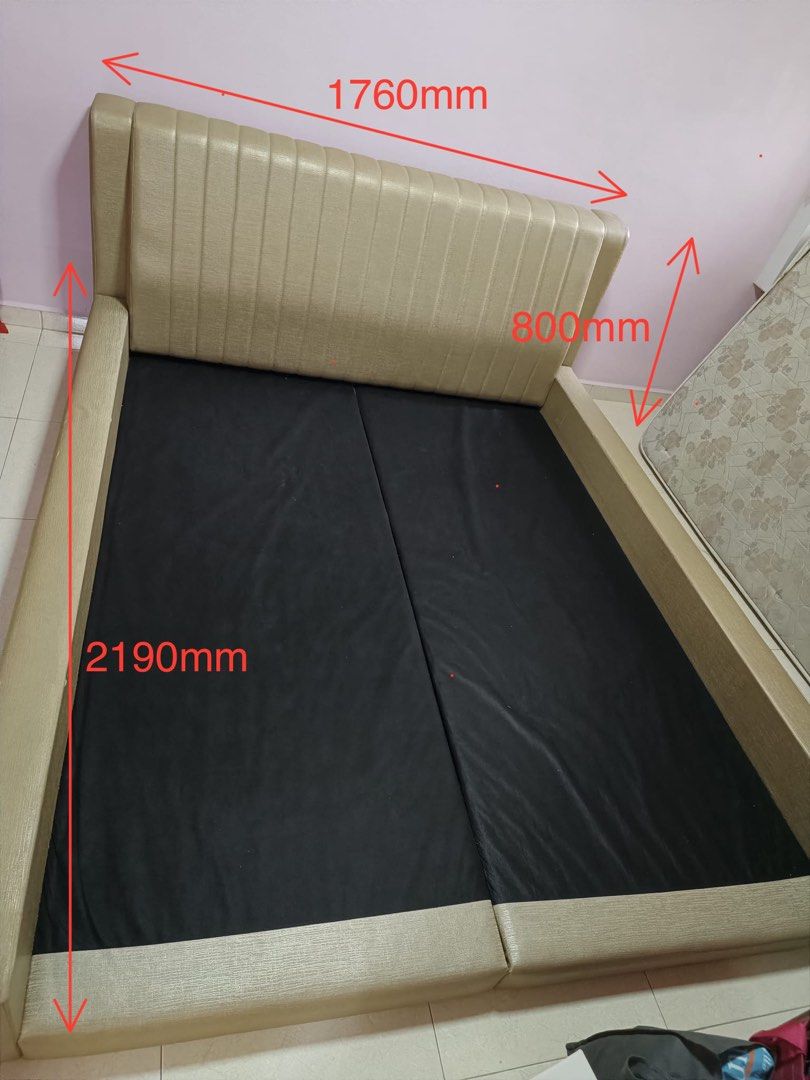 Queen Size and Double Super Single Bed frame), Furniture & Home Living ...