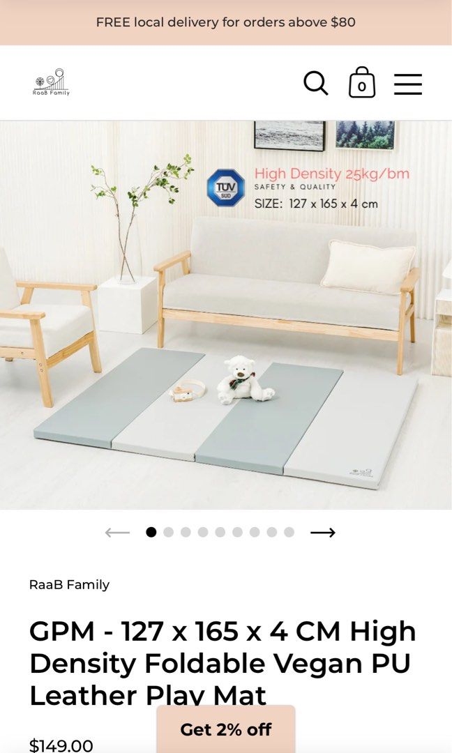 Raab Family Play Mat, Babies & Kids, Infant Playtime on Carousell