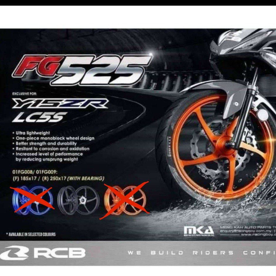 RACING BOY FORGED RIM FG 525, Motorbikes on Carousell