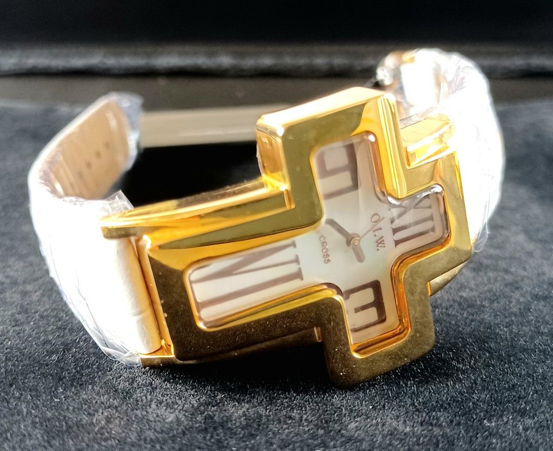 Rare and Stunning Cross Shape Mop Watch, Women's Fashion, Watches ...