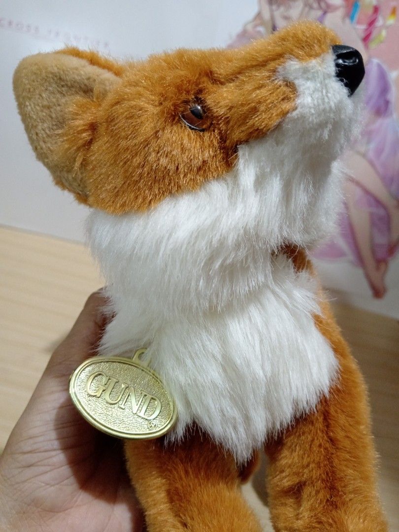Realistic stuffed toy fox Japan Plush gund, Hobbies & Toys, Toys ...