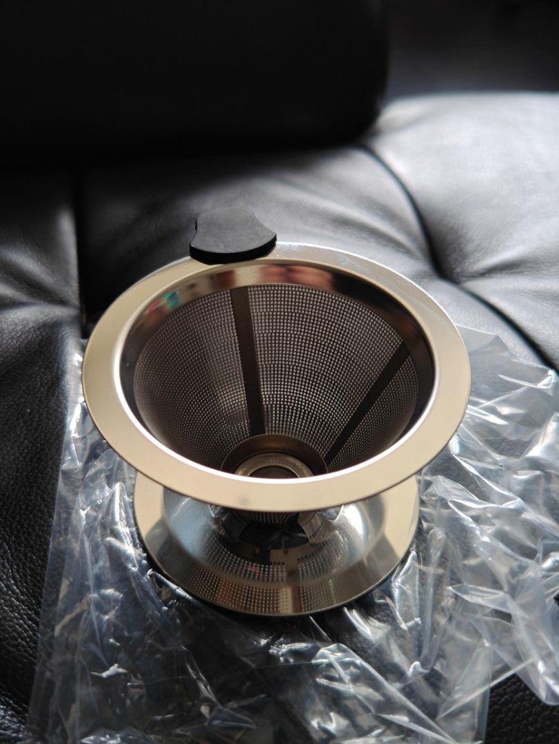 Reusable stainless steel double layer filter., TV & Home Appliances ...