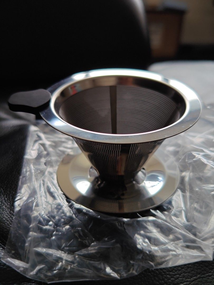 Reusable stainless steel double layer filter., TV & Home Appliances ...