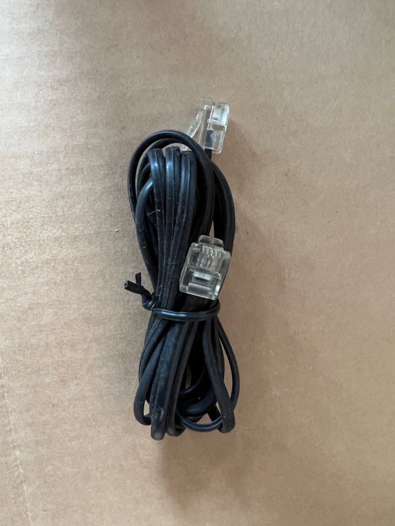 RJ-11 Pin to Pin Cable for Telephone Cable extension home TELEKOM Wire ...