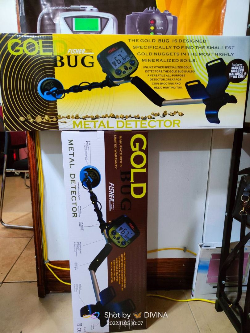 Scanner Metal and Gold Detector Fisher Gold Bug Pro, Commercial ...