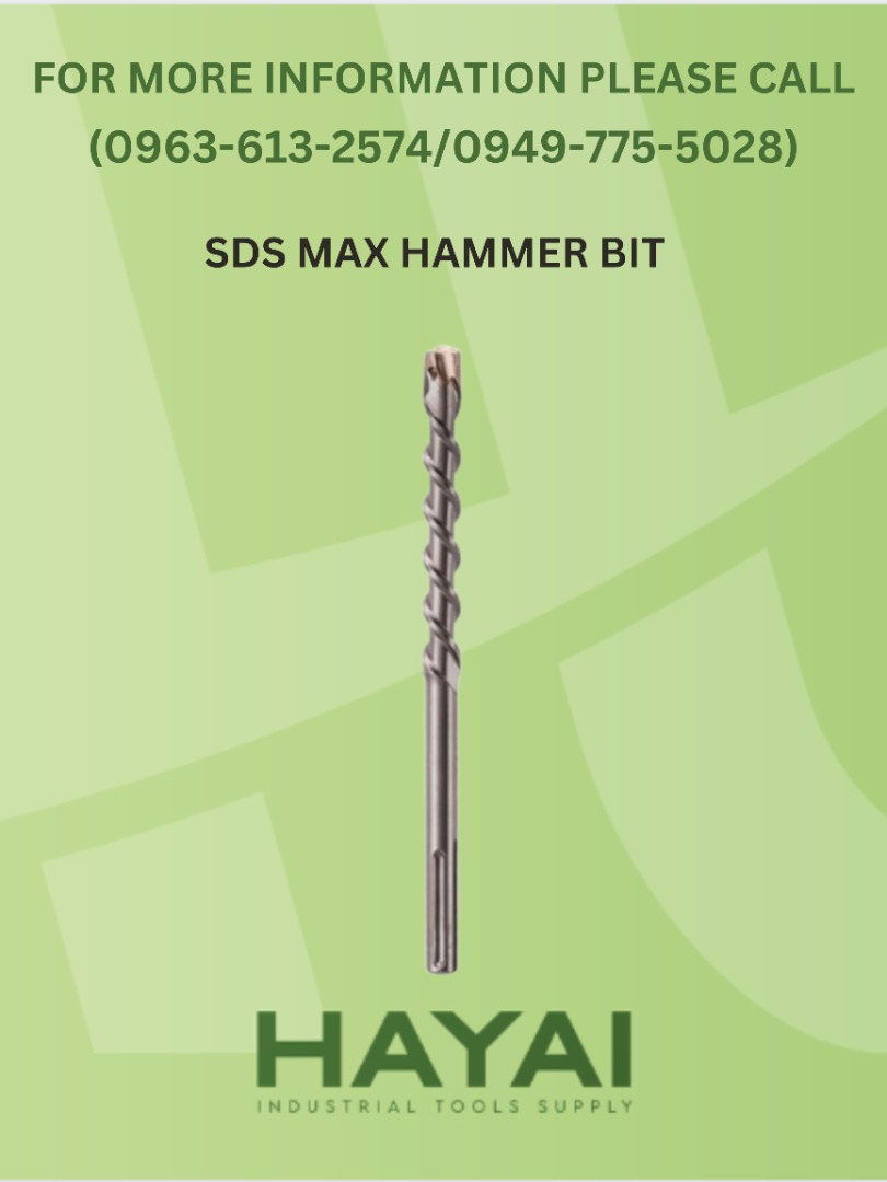 SDS MAX HAMMER BIT, Commercial & Industrial, Construction Tools ...