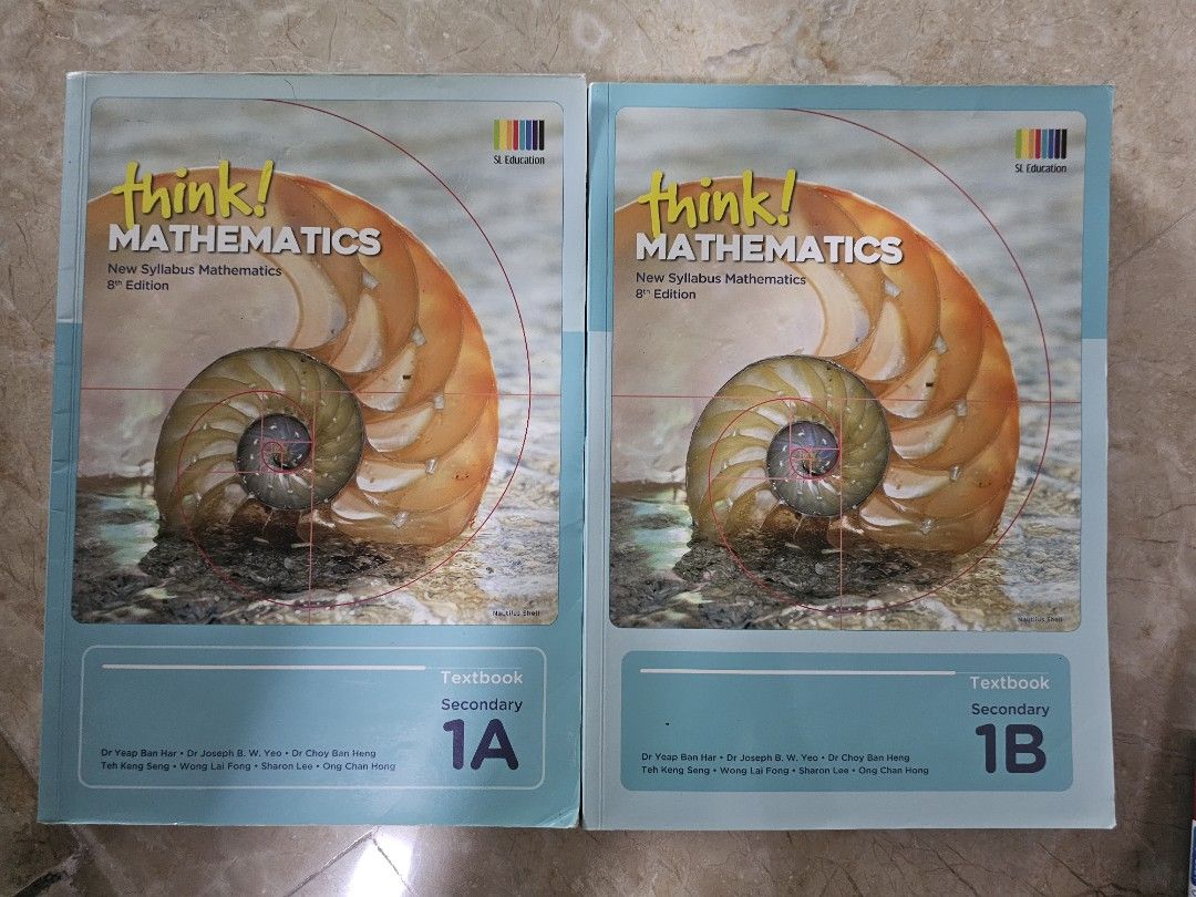 sec 1 mathematics textbook, Hobbies & Toys, Books & Magazines ...