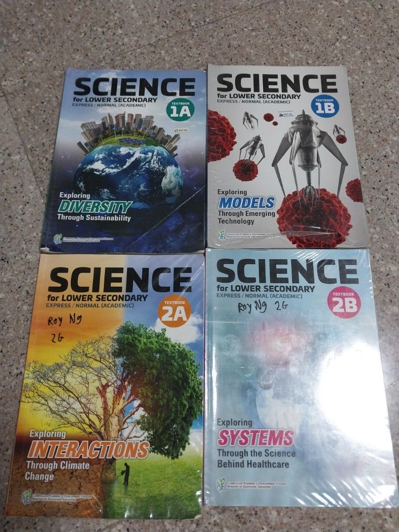 Sec 1A,1B,2A,2B Science Textbooks, Hobbies & Toys, Books & Magazines ...