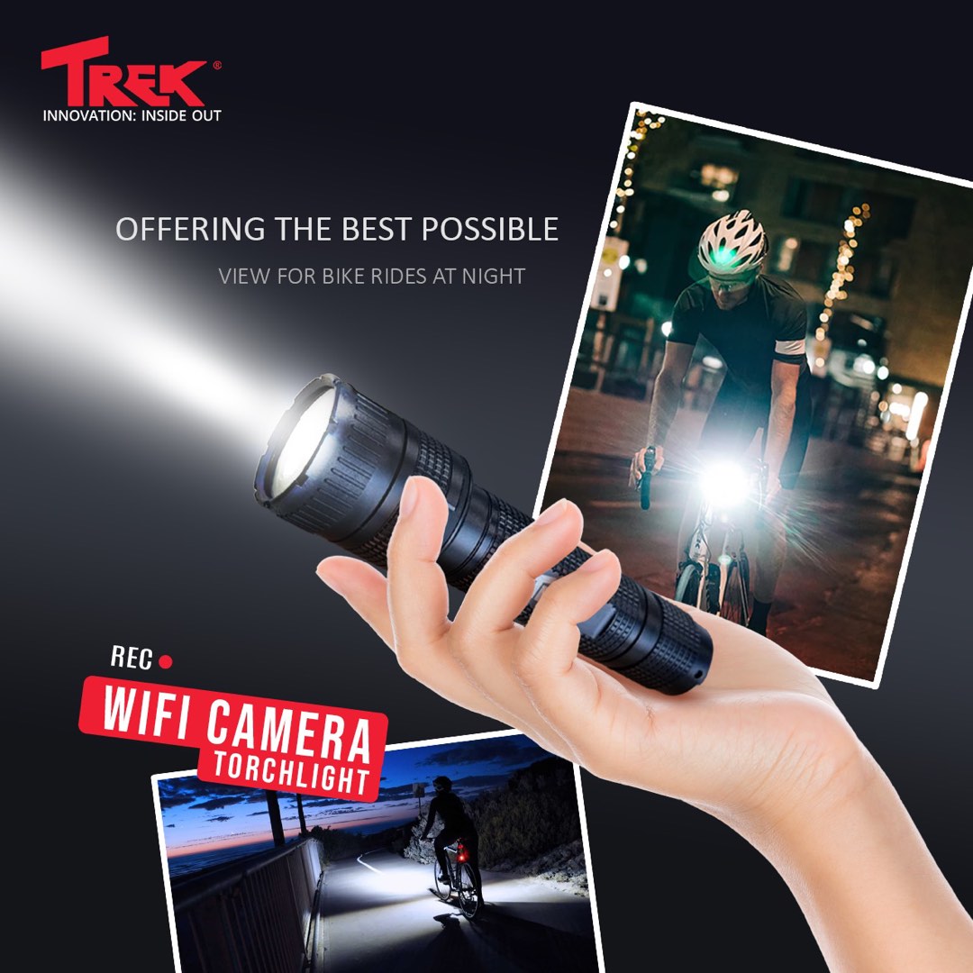 SECAM video recording flashlight, Sports Equipment, Bicycles & Parts ...