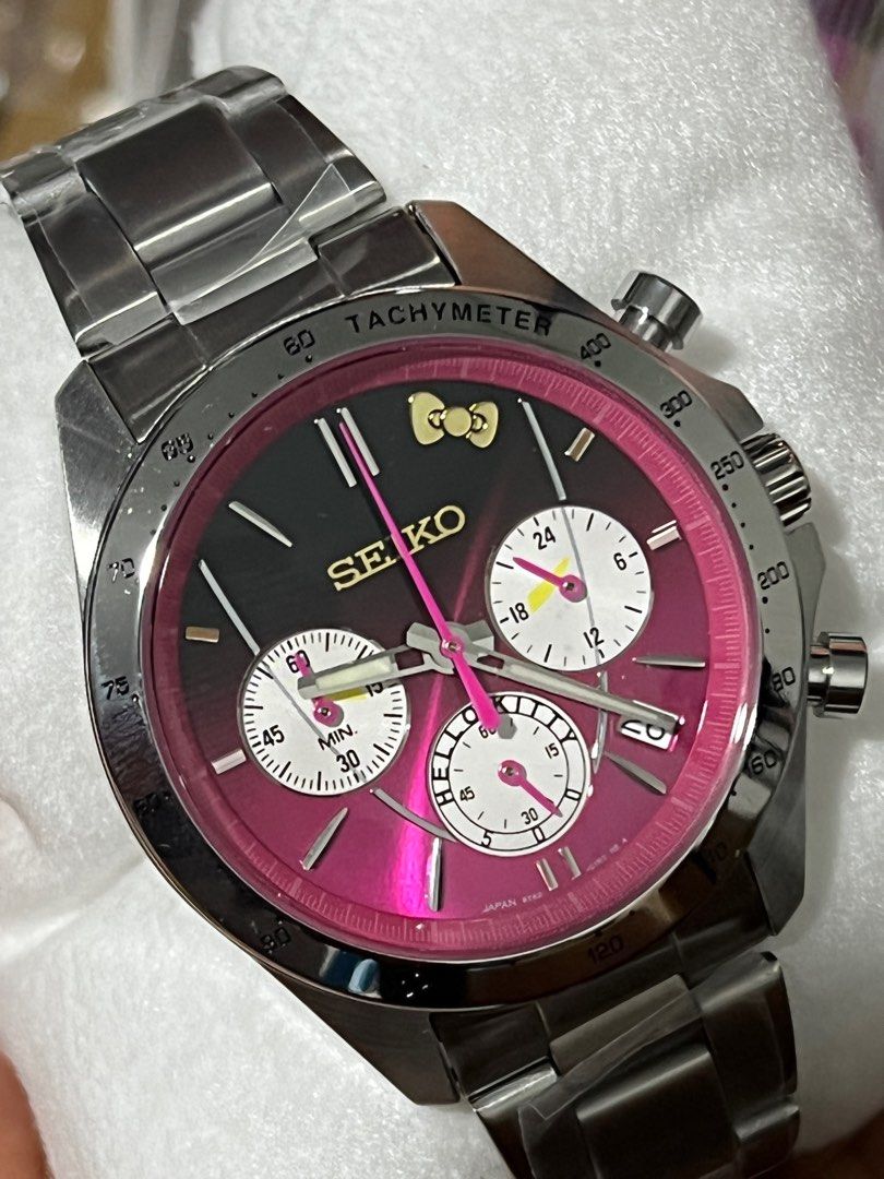 Seiko x Shinkansen Hello Kitty JDM Limited Edition, Men's Fashion ...