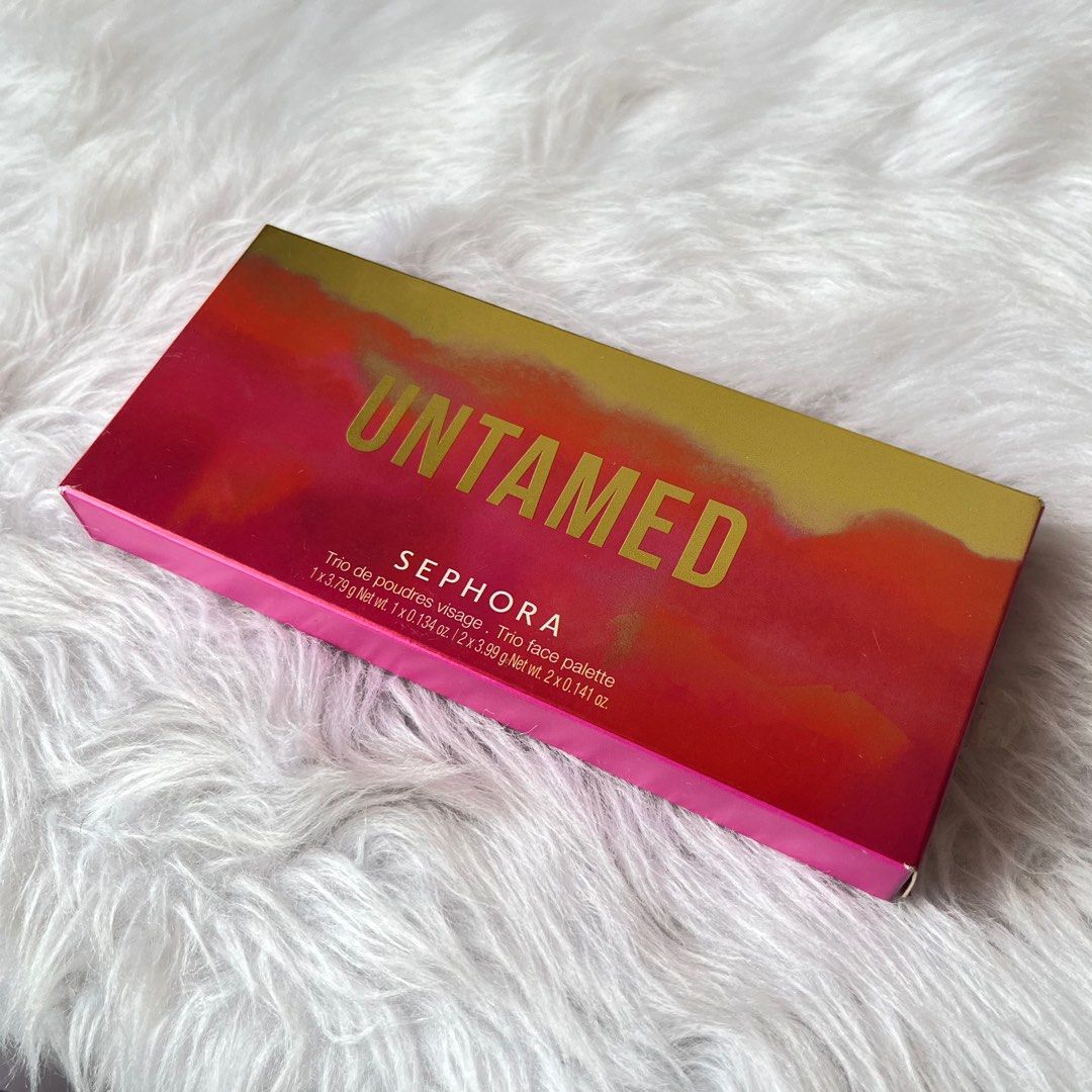 SEPHORA Untamed Trio Face Palette, Beauty & Personal Care, Face, Makeup ...