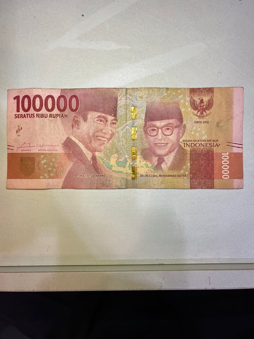 Uang Seri Cantik Seratus Ribu, Antik, Uang Lama di Carousell