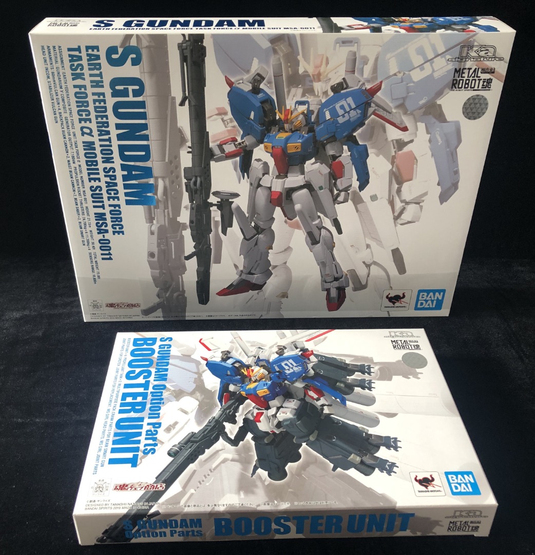 [Set] Bandai Metal Robot Spirits Ka Signature (Gundam Sentinel Series) - S Gundam with Booster ...