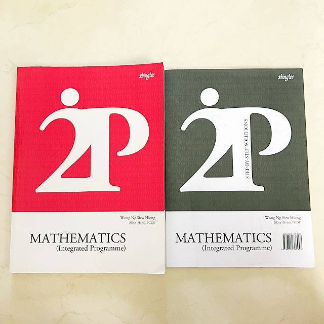Shinglee Secondary 2 Math IP Textbook with Exercises + Step-by-step ...