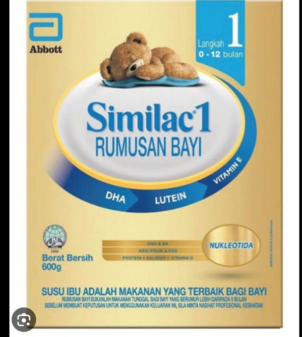Similac Gold Step 1 2pack RM80, Babies & Kids, Nursing & Feeding ...