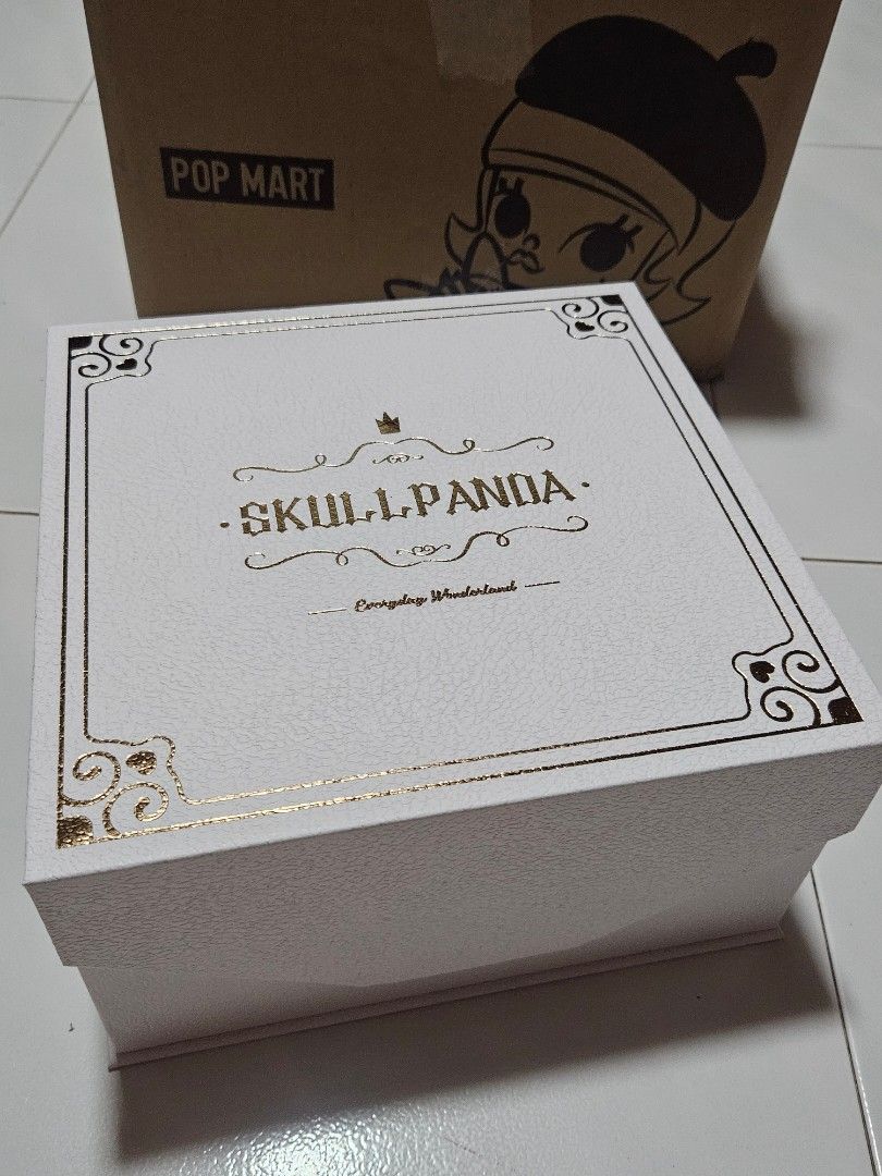 Skull panda porcelain set, Everything Else on Carousell