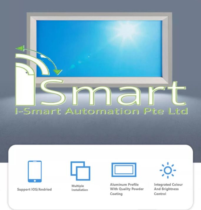 Smart LED Artificial Skylight/Panel Light Multi Size Available, Works ...