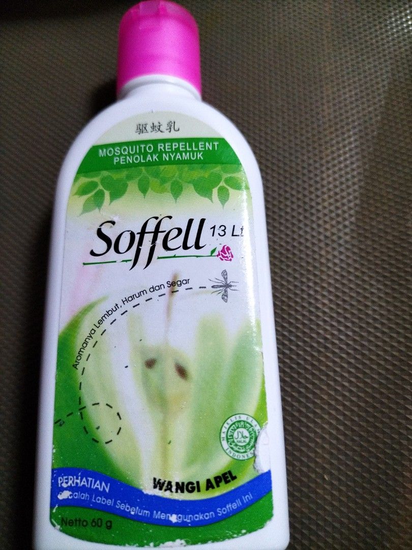 Soffell Mosquito repellent Lotion 60g, Health & Nutrition, Insect ...