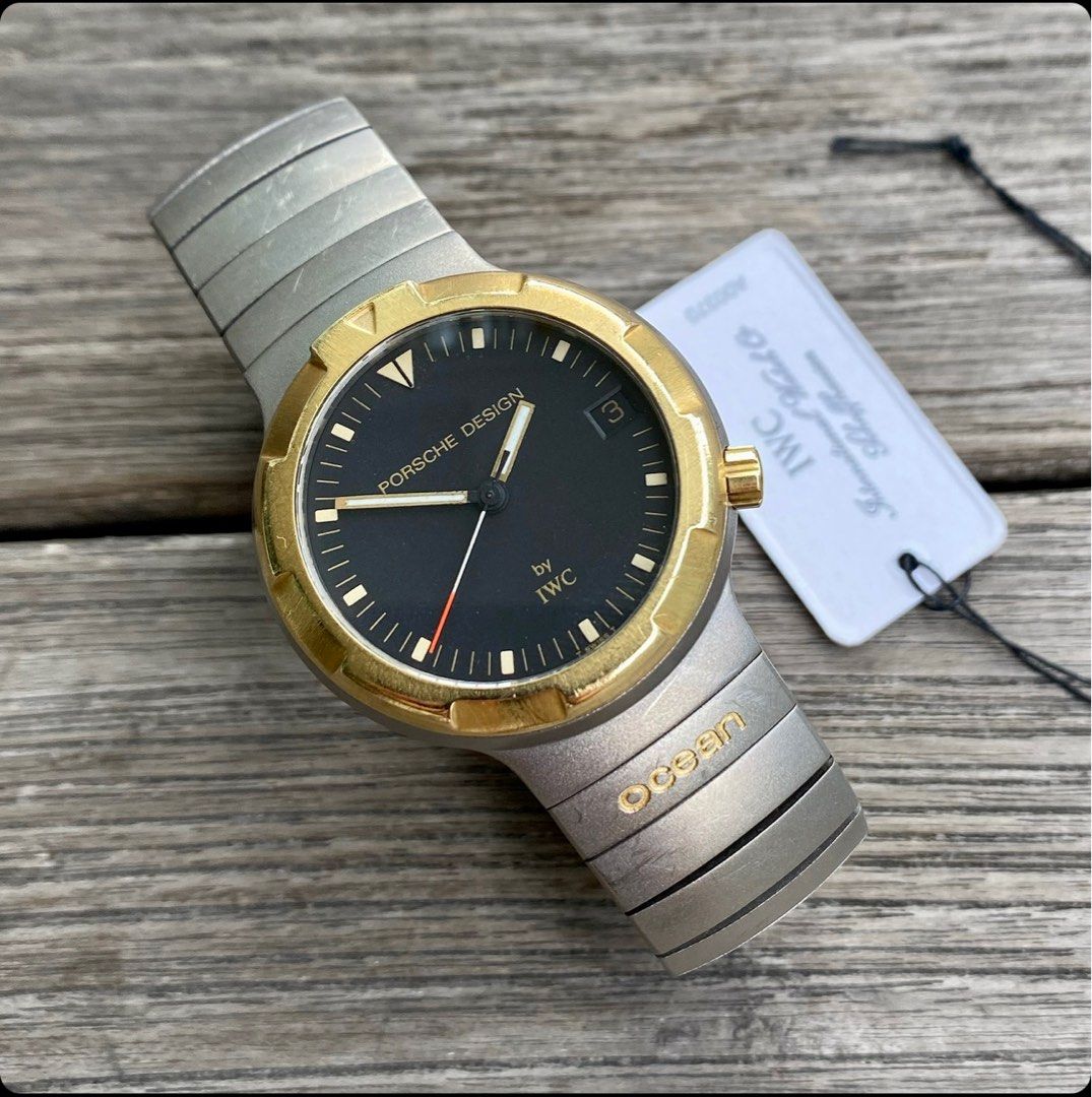 (Solid gold bezel/Hang tag/IWC case) IWC OCEAN 500 Titanium Automatic ...