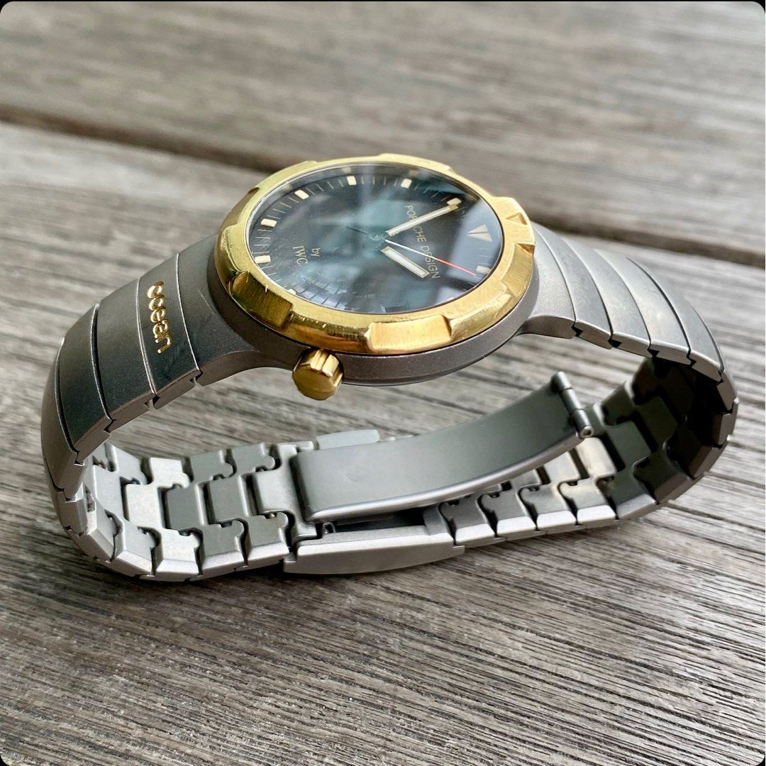 (Solid gold bezel/Hang tag/IWC case) IWC OCEAN 500 Titanium Automatic ...