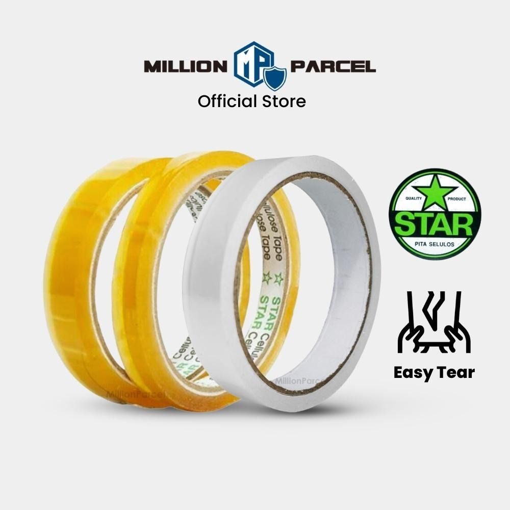 STAR Cellulose Tape | Adhesive Tapes | Stationery Tape | Easy Tear Tape ...