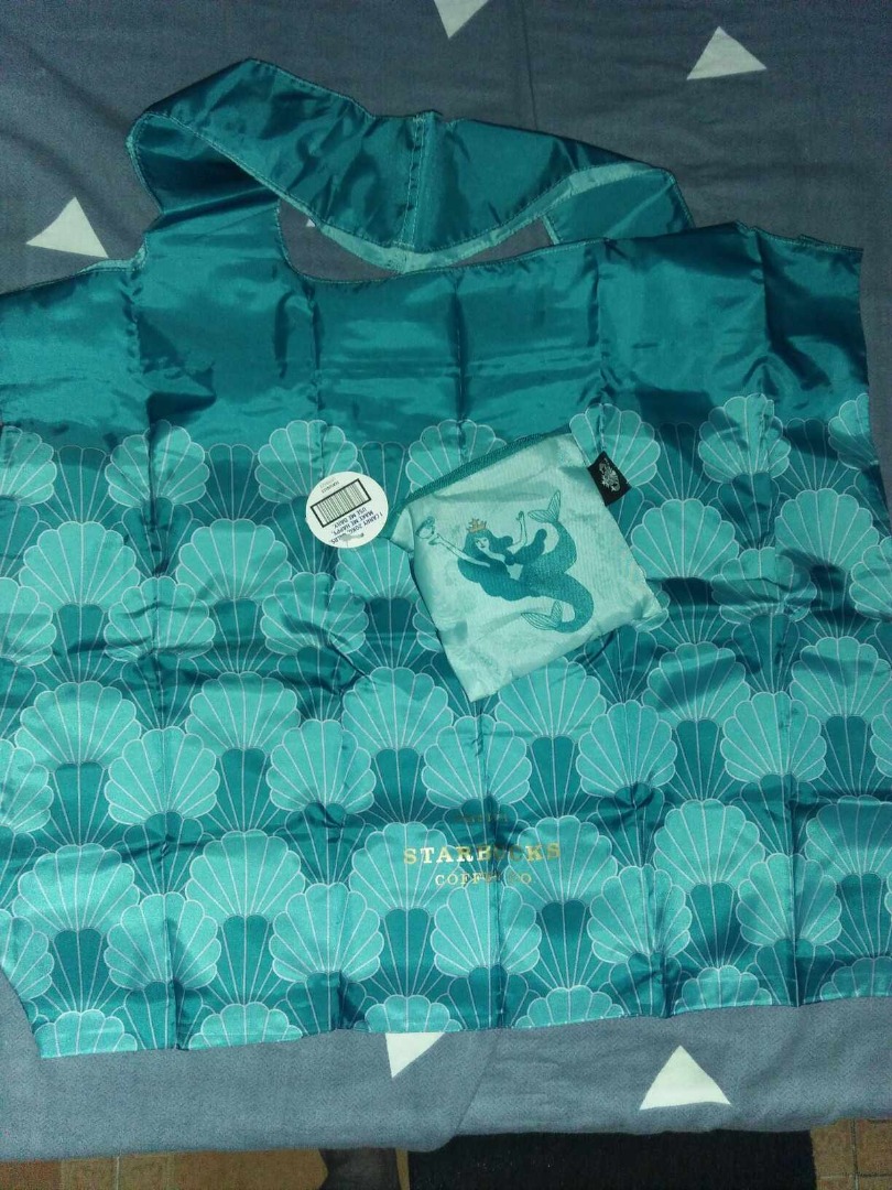 Starbucks x LOQI Siren & Sea Elements Collection 2020 Reusable Tote Bag ...