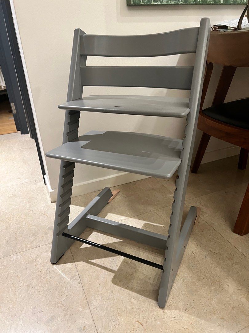 Stokke Tripp Trapp in Storm Grey, Babies & Kids, Baby Nursery & Kids ...