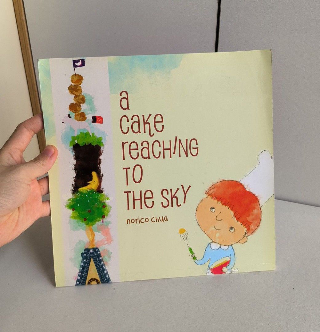 绘本Storybook About a boy and his grandmother A cake reaching to the sky By Norico Chua, Hobbies ...
