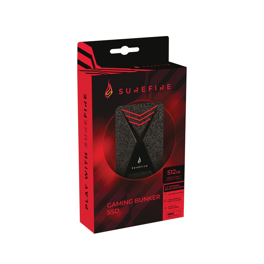 SureFire Gaming Bunker external SSD (512 GB), Computers & Tech, Parts & Accessories, Hard Disks ...