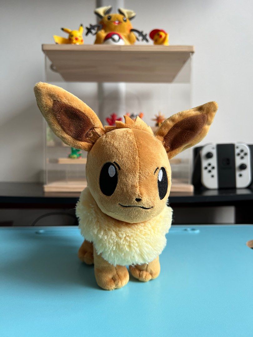 Takara Tomy Pokemon Eevee Plushies Light Brown, Hobbies & Toys, Toys & Games on Carousell