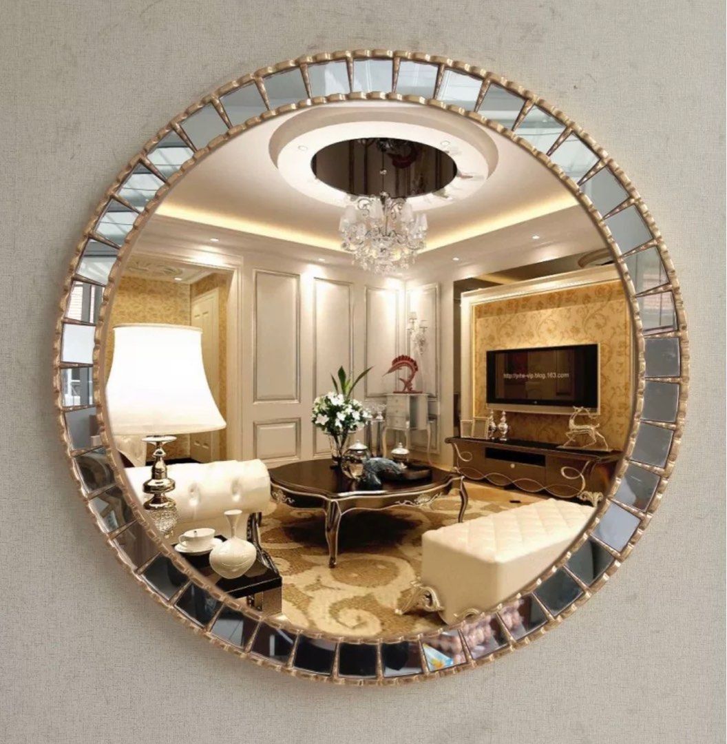 TANNER Victorian Accent Wall Mirror, Furniture & Home Living, Home ...