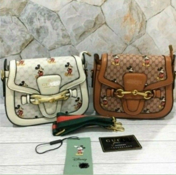Tas Gucci Horsebit Disney Prem, Fesyen Wanita, Tas & Dompet di Carousell