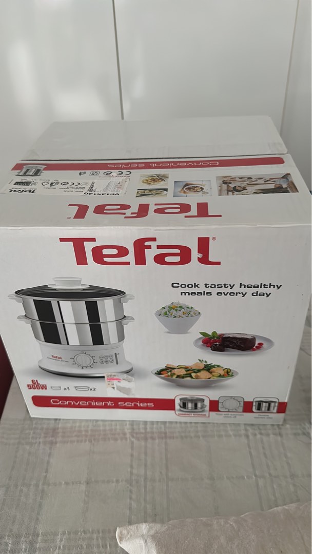 Tefal Steamer Convinient Series VC1451 Stainless Steel 6L/900W ...
