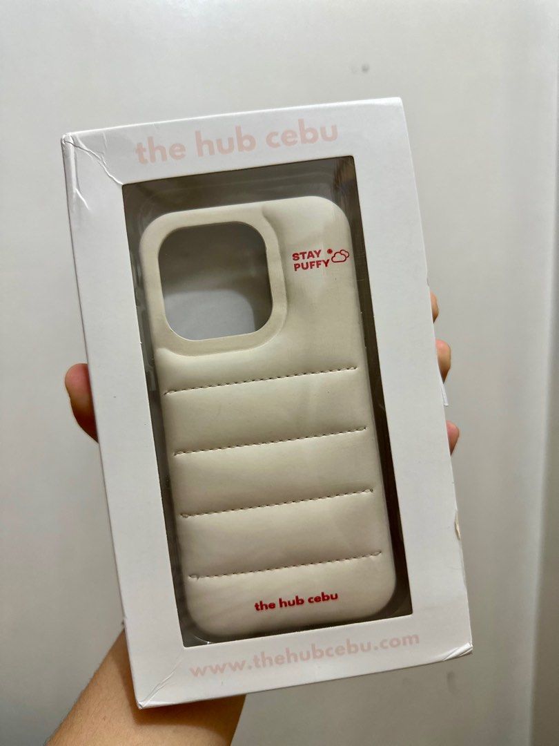 The Hub Cebu iPhone Puffer Case, Mobile Phones & Gadgets, Mobile ...