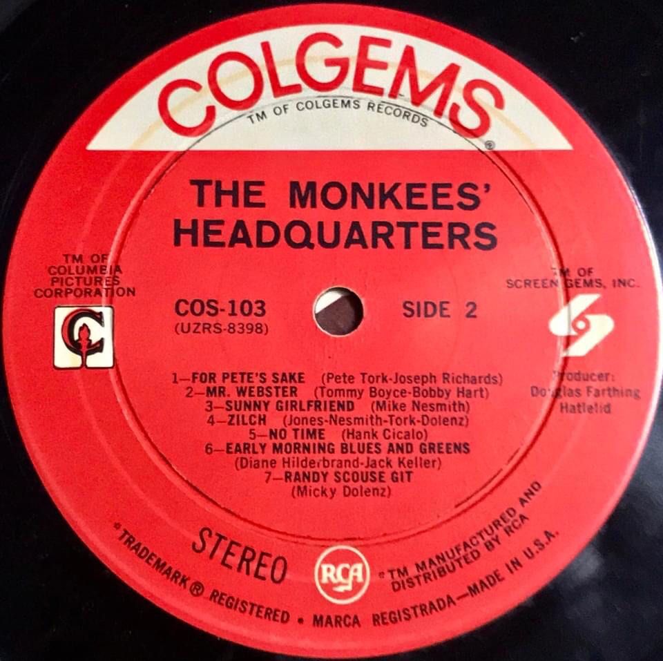 THE MONKEES - HEADQUARTERS LP READ FIRST, Hobbies & Toys, Music & Media ...