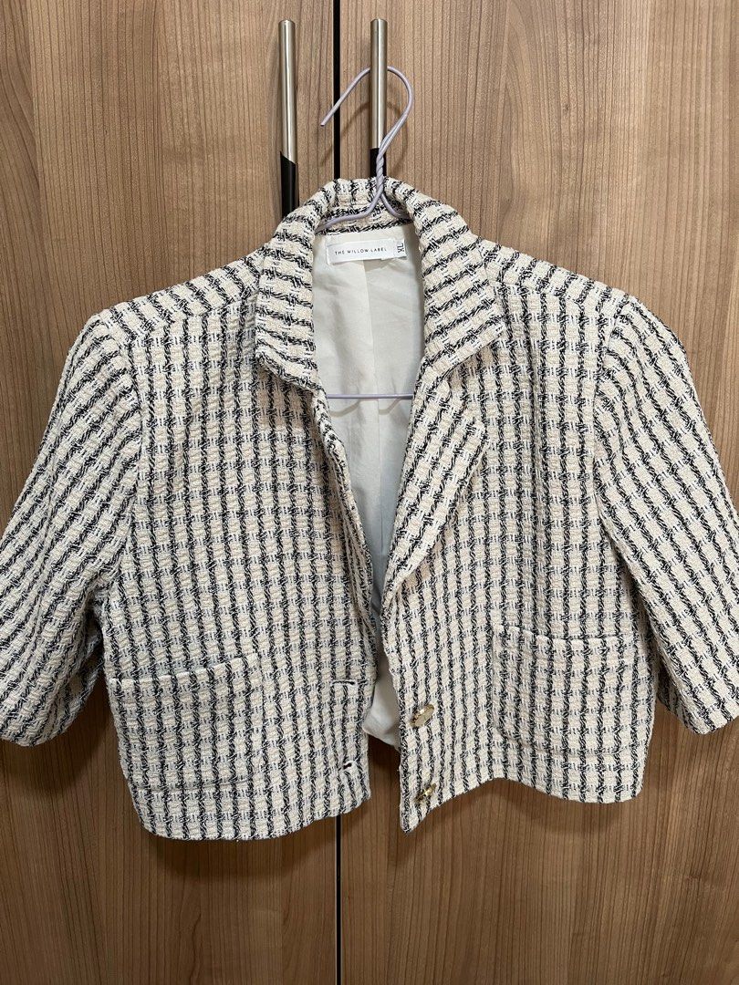 the willow label coco tweed co-ord set, Women's Fashion, Dresses & Sets ...