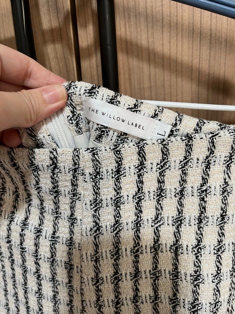 the willow label coco tweed co-ord set, Women's Fashion, Dresses & Sets ...