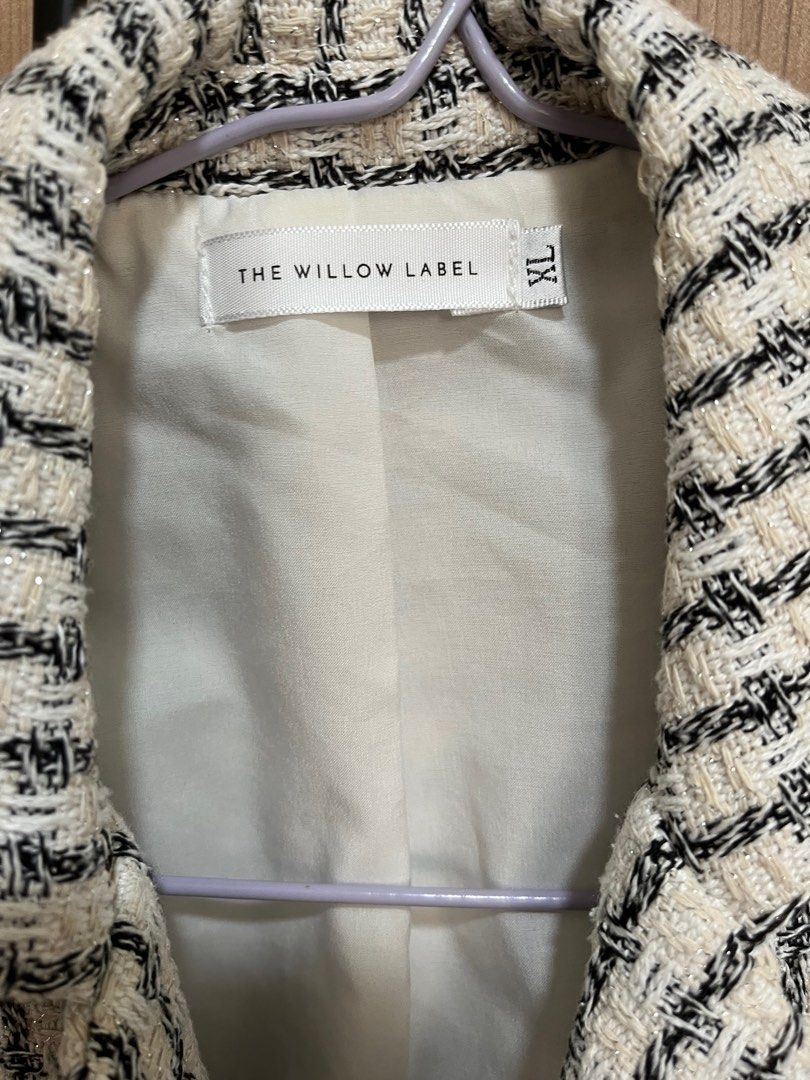 the willow label coco tweed co-ord set, Women's Fashion, Dresses & Sets ...