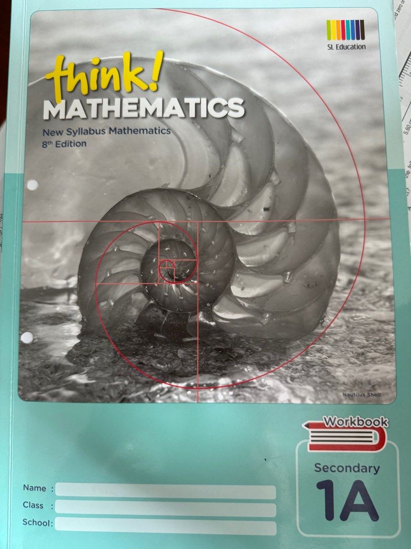 think! Mathematics workbook 1A&1B, Hobbies & Toys, Books & Magazines ...