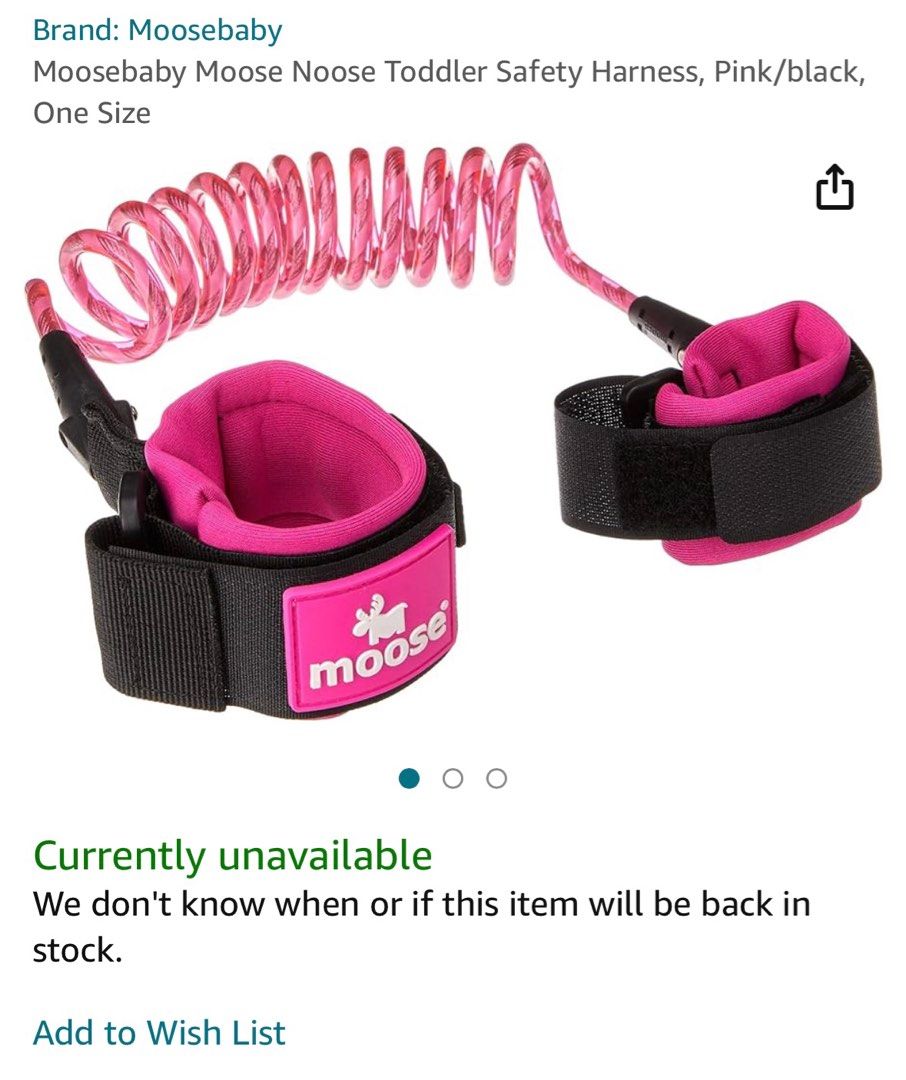 Toddler Safety Harness (Moosebaby), Babies & Kids, Going Out, Other ...